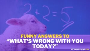 19 (Sarcastic &) Funny Answers To “What's Wrong With You?” • Better ...