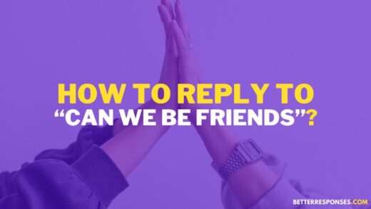 12 Sarcastic Replies To “Can We Be Friends?” • Better Responses