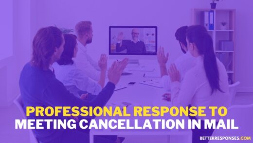 11 Formal Ways To Respond To A Meeting Cancellation Email • Better ...