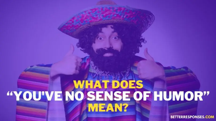 24 Witty Comebacks To “You've No Sense Of Humor” • Better Responses